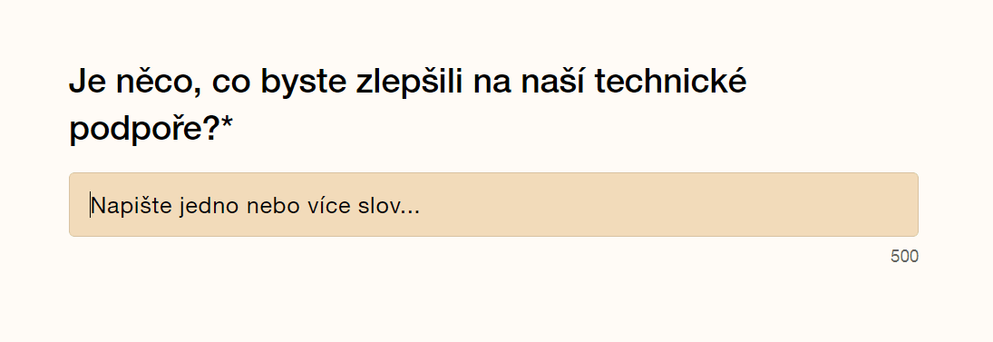Typy otázek v dotazníku - Survio